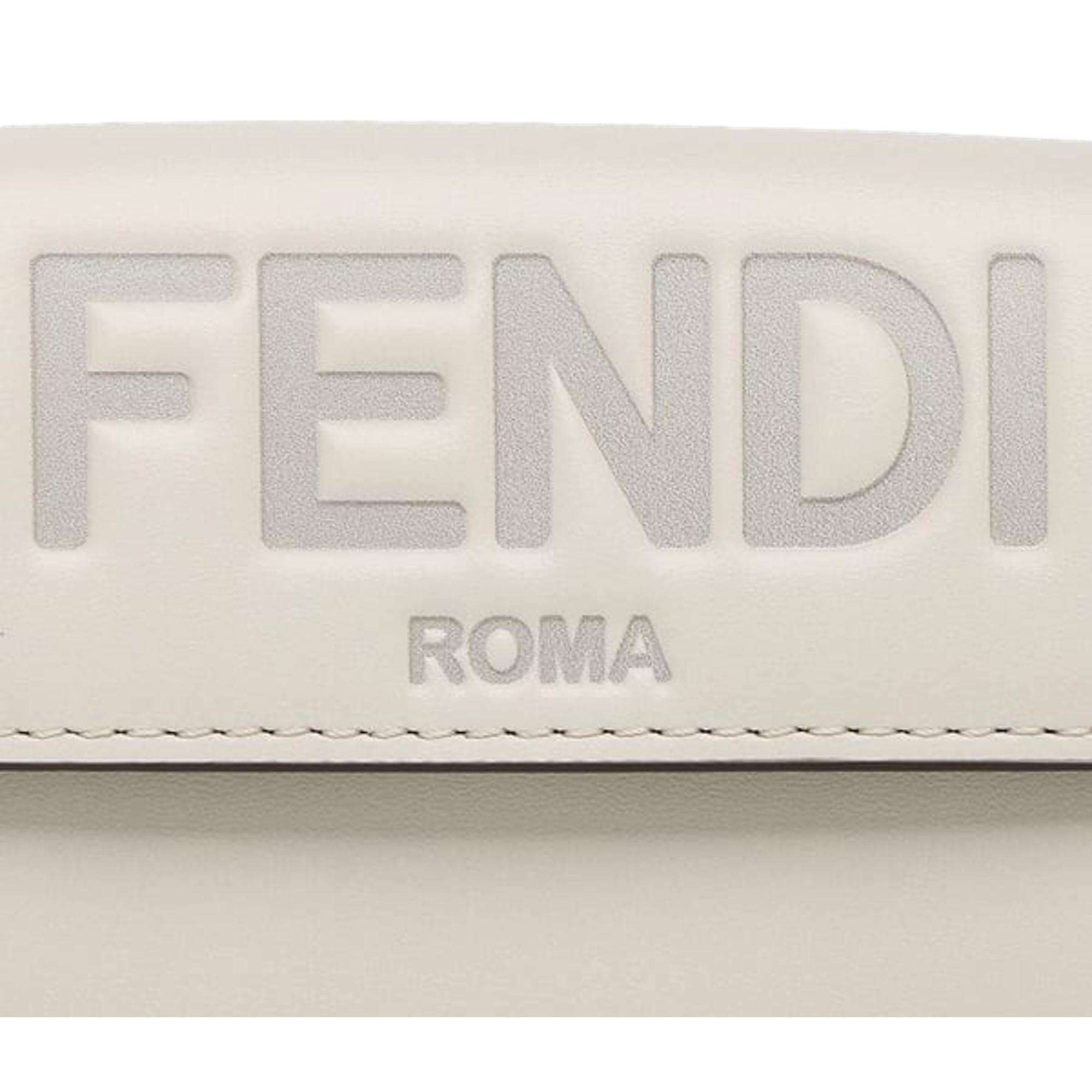 Fendi Roma Ghiaia Smooth Calf Leather Small Trifold Wallet – Queen Bee of Beverly Hills